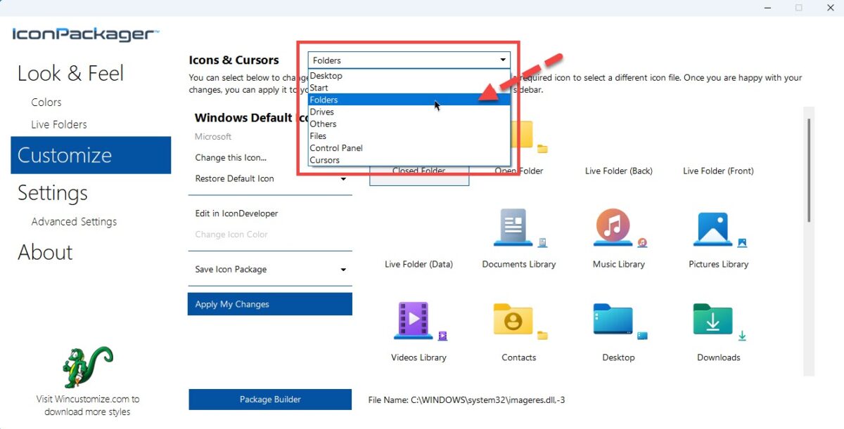 Change Windows 11 & 10 Default and Live Folder Icons for FREE ...