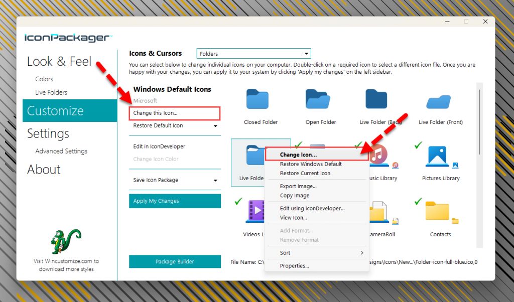 Change Windows 11 Default and Live Folder Icons! (2023) - Sapphire Blue ...